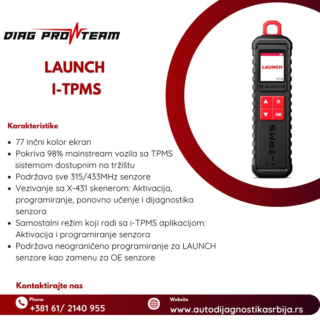 LAUNCH I-TPMS launch TPMS LAUNCH launchTPMS tpms I-TPMS terminal za