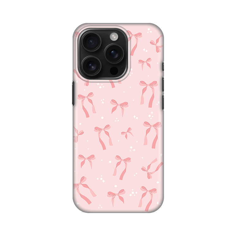 Maska Silikonska Print za iPhone 16 Pro 6.3 Bow