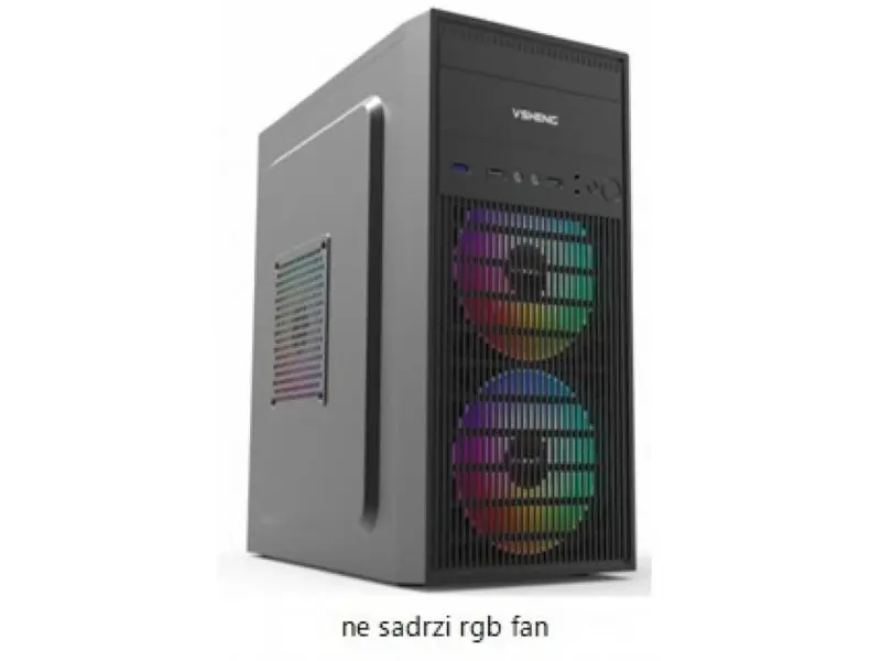 BC COMP Desktop računar AMD Ryzen 3 PRO 4350G/16GB/512GB/500W Crni