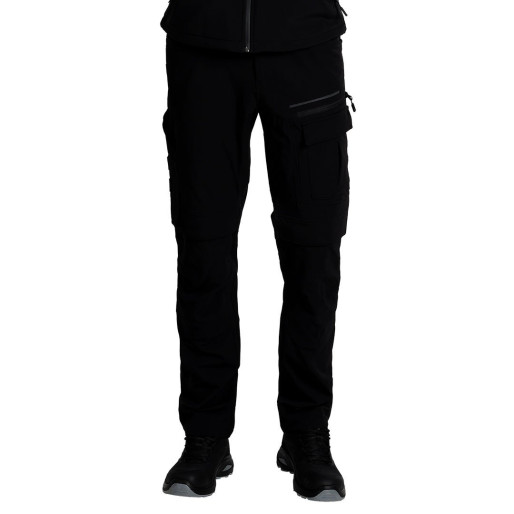 PANTHER PANTS W, ELASTIČNE RADNE PANTALONE, CRNA