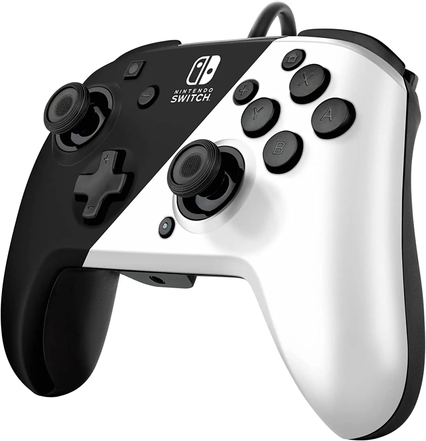 PDP Džojstik za Nintendo Switch sa audiom Faceoff Deluxe Black & White