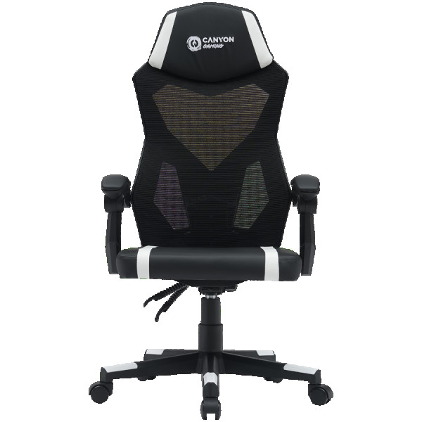 CANYON gaming chair Flow MCH01 Mesh Black White ( CNE-MCH01W )