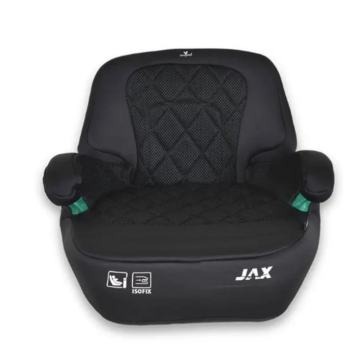 Cangaroo sedište buster Jax sa naslonom isofix 125-150cm Black