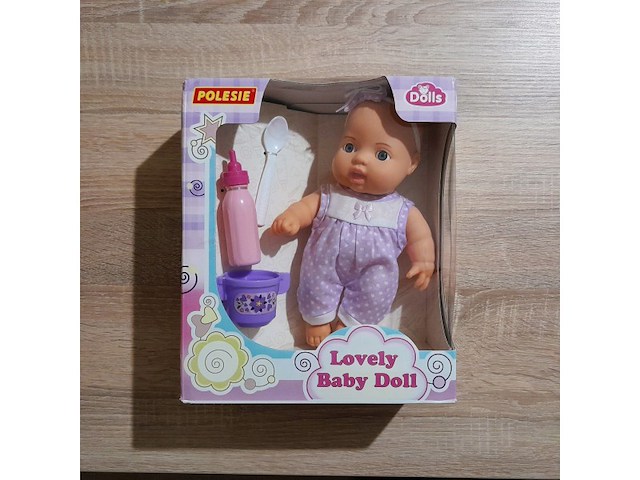 Lutka beba set Lovely Baby 24 cm sa flašicom devojčice