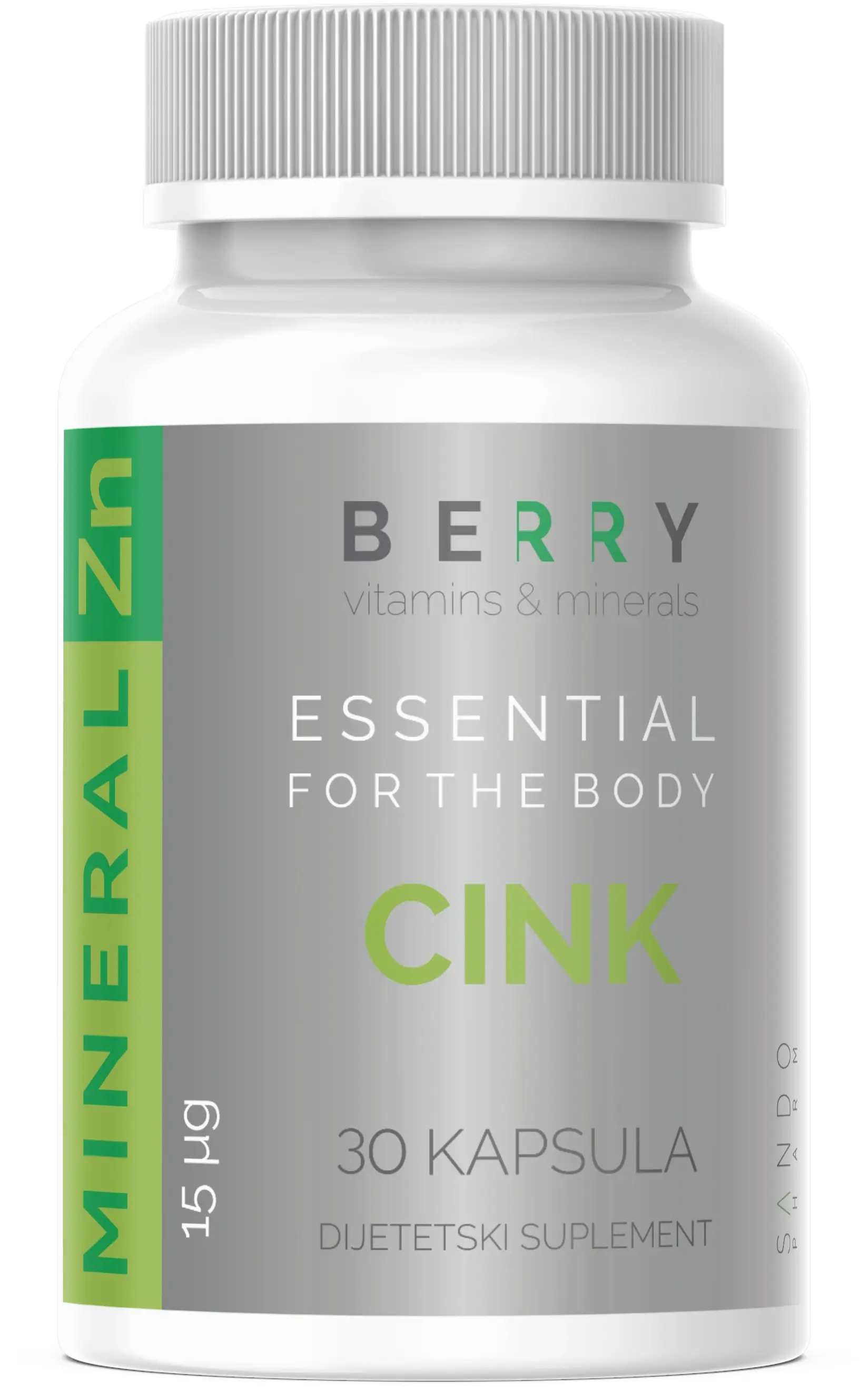 BERRY HEALTH Cink, 30 kapsula