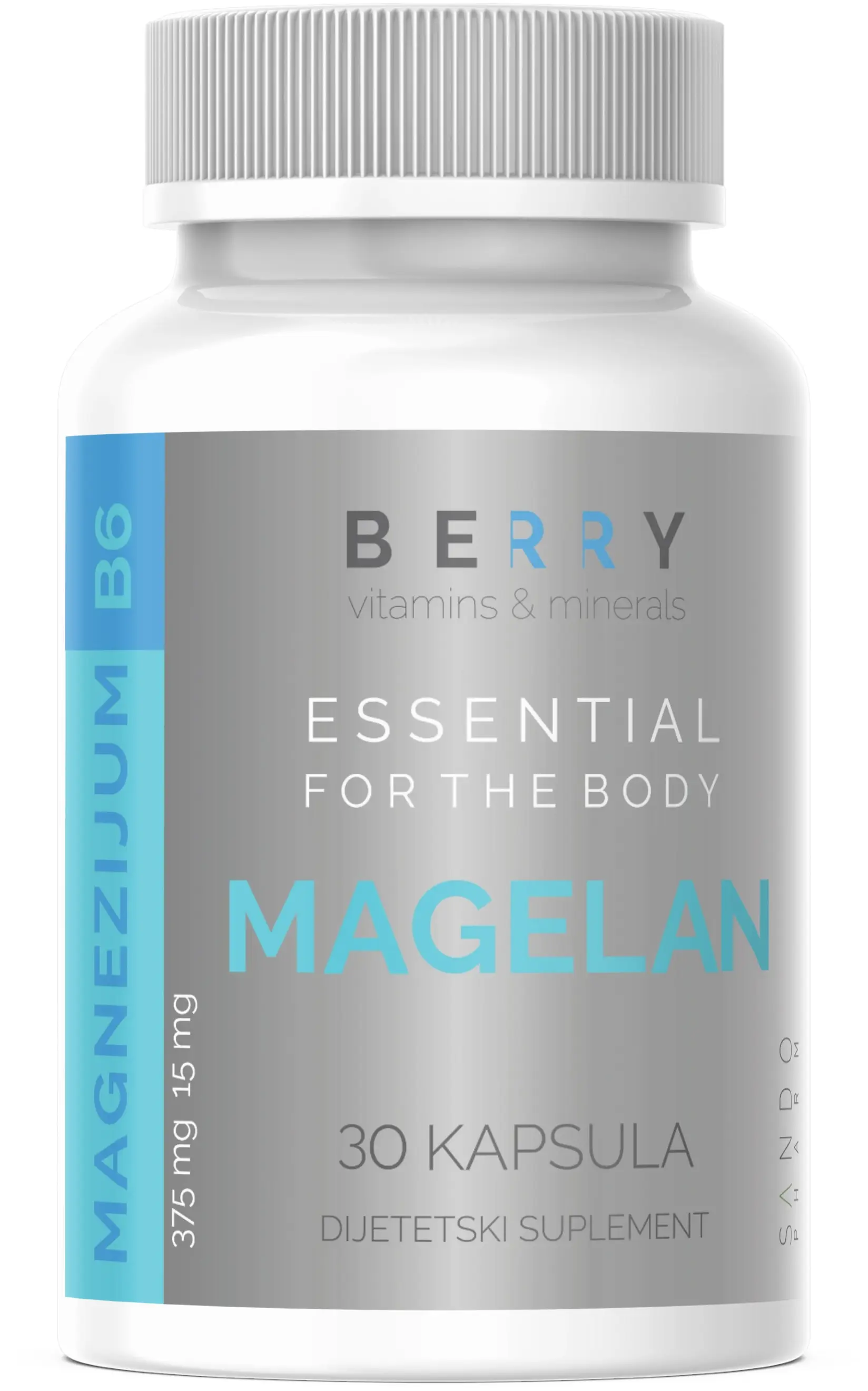 BERRY HEALTH Magelan Mg+B6, 30 kapsula