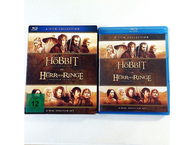 Hobbit &; Lord Of The Rings [6xBlu-Ray]