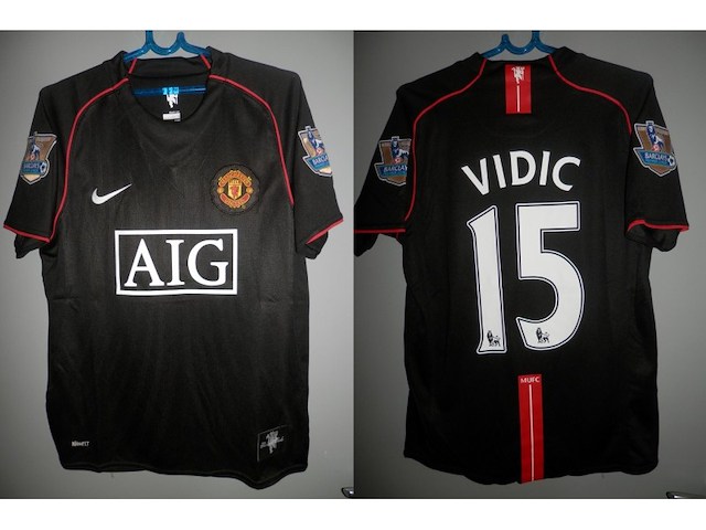 Manchester United dres 2007-08 Vidić 15 (Gostujući)