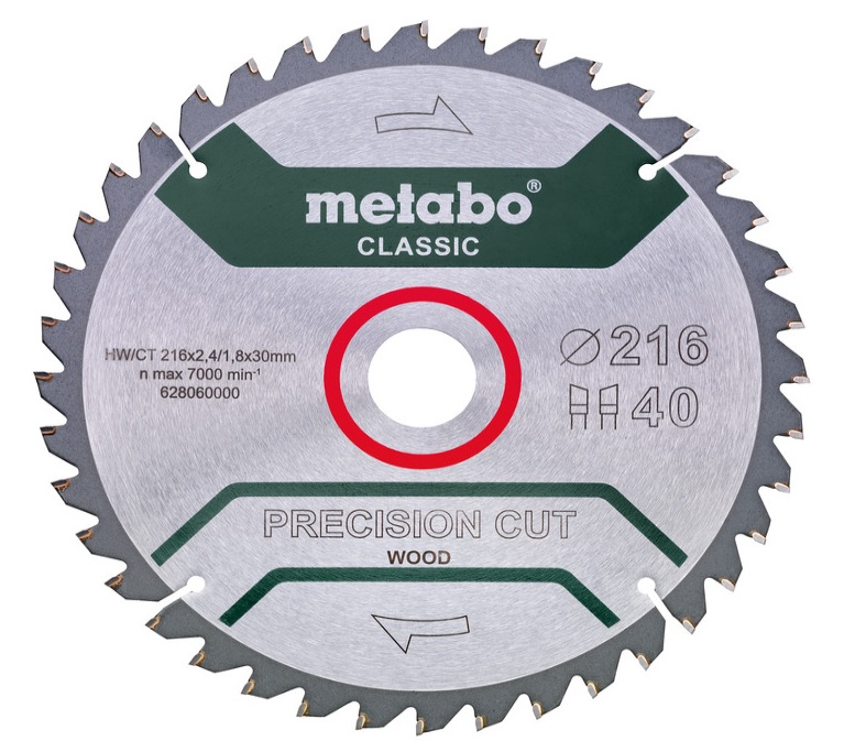 METABO KRUZNA TESTERA HW/CT 216X30-40 WZ 5