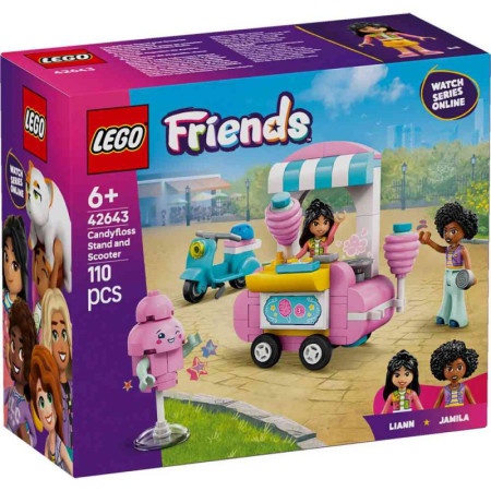 Lego friends cotton candy stand and scooter ( LE42643 )