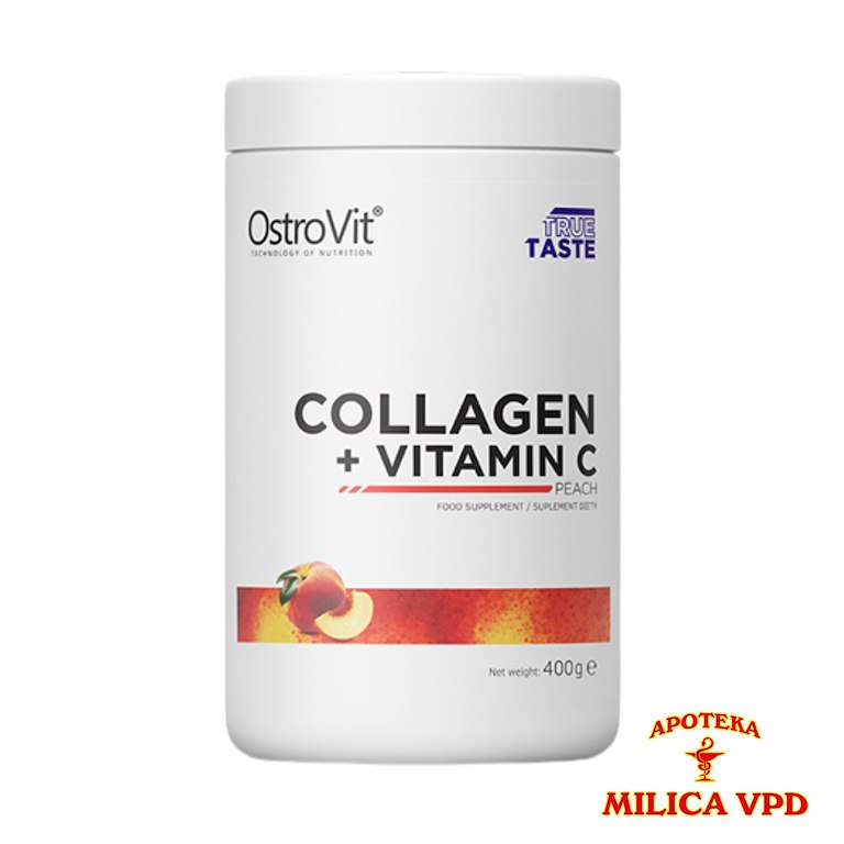 Osteovit Collagen + Vitamin C ukus breskva 400gr