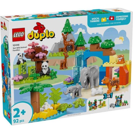 Lego duplo town 3in1 wild animal families ( LE10446 )