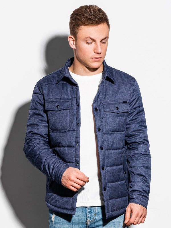 OMBRE CLOTHING MEN'S MID-SEASON QUILTED JACKET