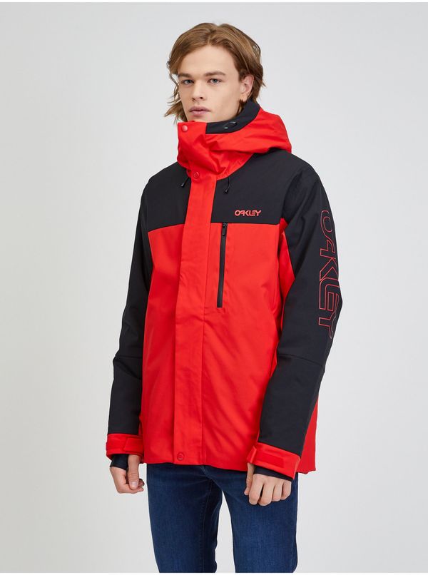 BLACK-RED MENS SKI JACKET OAKLEY - MEN