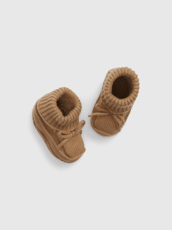 GAP BABY SHOES WITH CASHSOFT FUR - BOYS