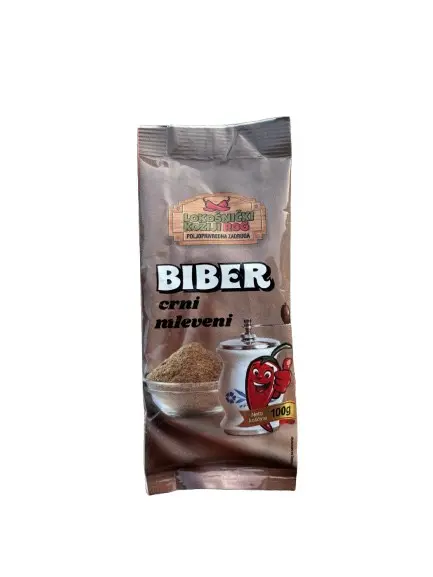 Koziji Rog, Biber, Crni, Mleveni,100g