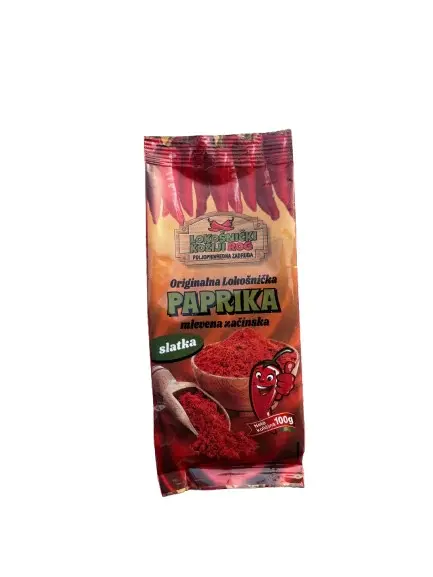 Koziji Rog, Originalna Lokošnička mlevena začinska paprika, Slatka, 100g