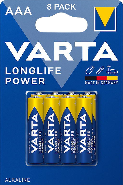 Longlife Power alkalna baterija LR03 8/1