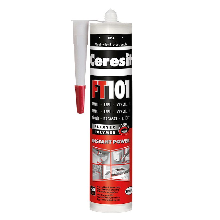 Univerzalni lepak Ceresit FT101 - crni 280ml