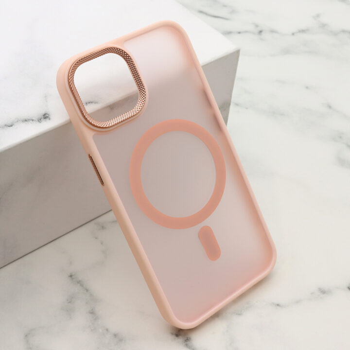 FUTROLA SILKY MAGSAFE II ZA IPHONE 14 (6.1) ROZE