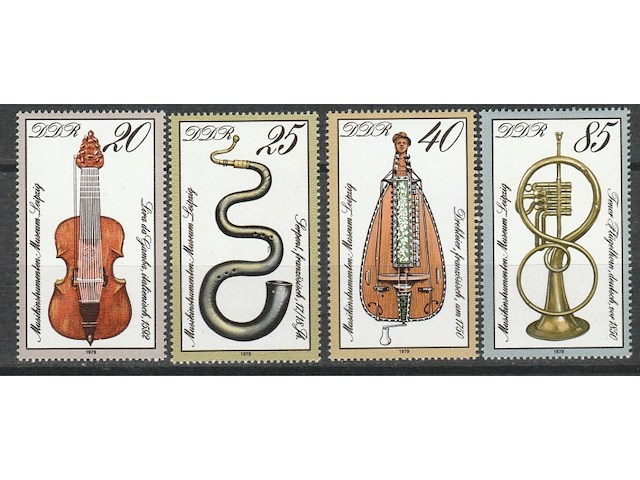 DDR-1979-Musical Instruments Museum, Leipzig-MNH