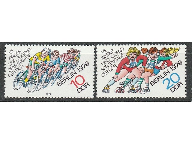 DDR - Children and Youth Spartakiade - 1979 - MNH