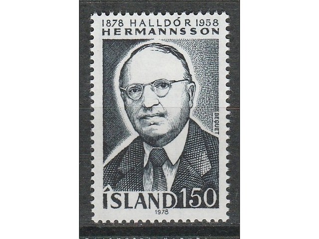 Island, Iceland - 1978 - Halldor Hermannsson - MNH