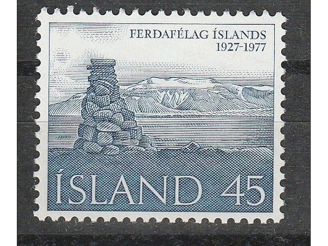 Island, Iceland - 1977 - Ferdafelag Island - MNH