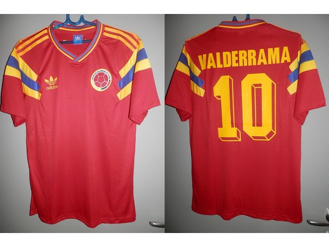 Kolumbija dres 1990 Valderrama 10 (Gostujući) Colombia