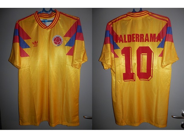 Kolumbija dres 1990 Carlos Valderrama 10 Colombia