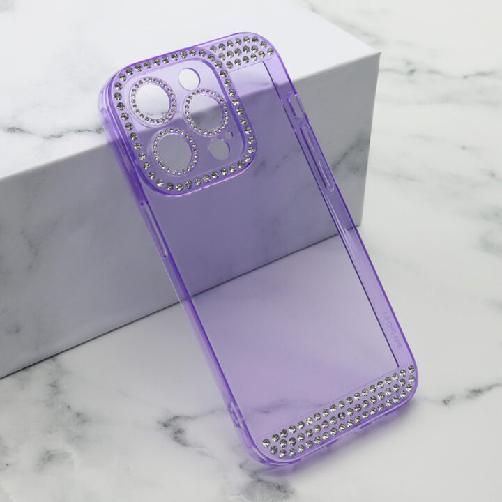 Futrola DIAMOND SIDE za iPhone 14 Pro (6.1) ljubicasta