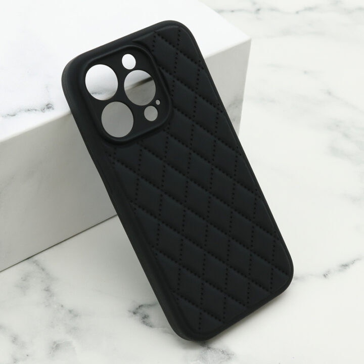 Futrola COLORFUL DIAMOND za iPhone 14 Pro (6.1) crna