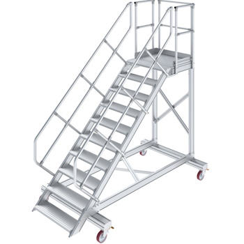 Krause pokretne stepenice sa platformom 10 gazišta nagib 45° 800mm 828095