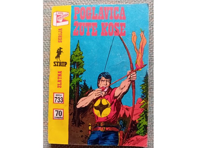 Zlatna serija 733 Zagor Poglavica žute kose