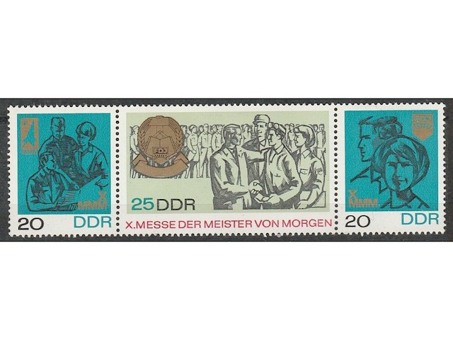 DDR - 1967 - Fair of the Masters of Tomorrow - MNH