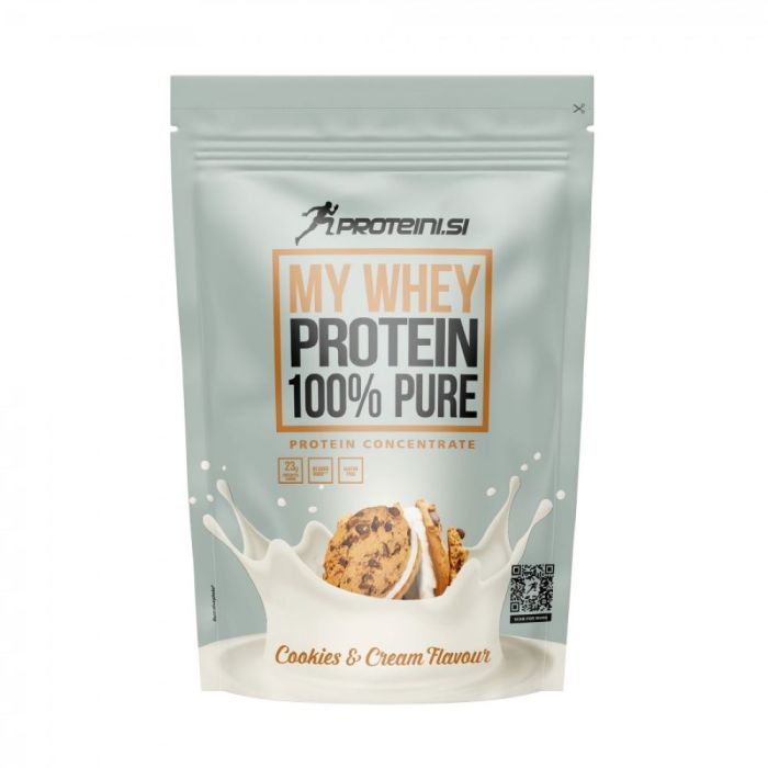 Proteini.si my whey protein 100% pure, 300g, keks
