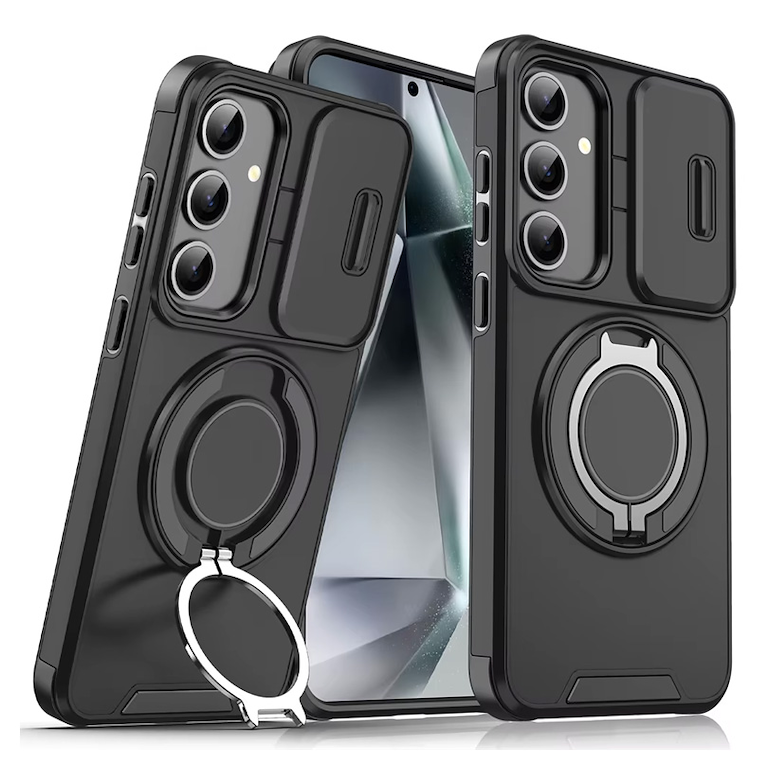 Zastitna maska (futrola) CamShield Ring stand - Samsung S936 Galaxy S25 Plus crna