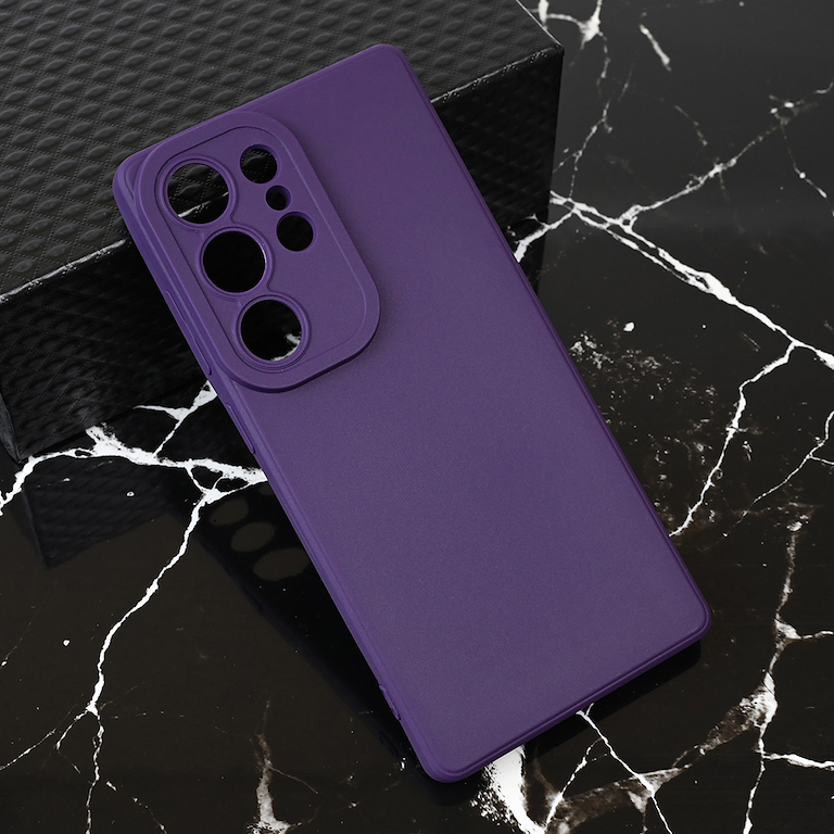Zastitna maska (futrola) Teracell Giulietta - Samsung S938 Galaxy S25 Ultra mat tamno ljubicasta