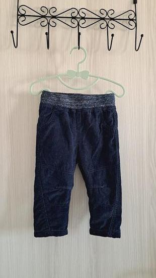 Dopodopo Newborn decije somot pantalone 74, 6-9m