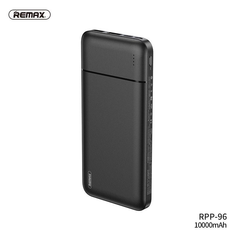 Univerzalna Back Up Baterija prenosiva baterija REMAX Lango RPP-96 2USB 10000mAh crna