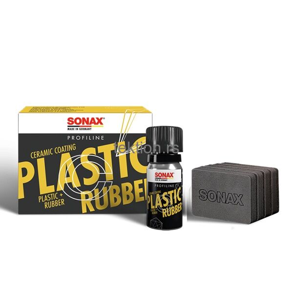 Sonax Profiline Ceramic Coating CC Plastic+Rubber 50ml. set za keramičku zaštitu neobojenih plastičnih i gumenih delova na spoljašnosti automobila