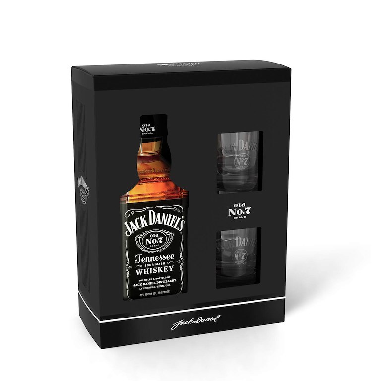 Whiskey Jack Daniel's 0,7l +2 čaše BF