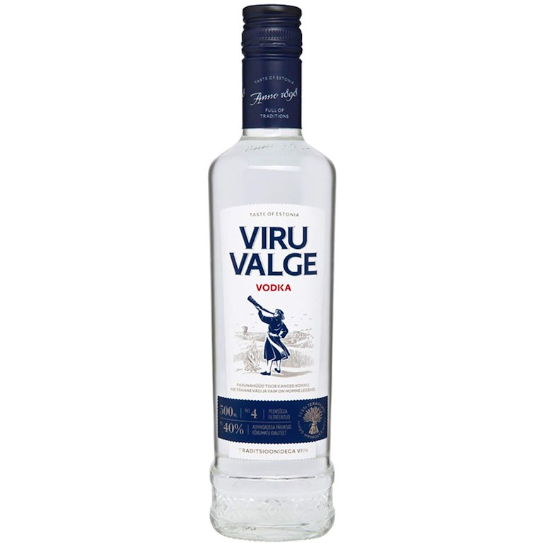 Vodka viru valge 40% 0.5l