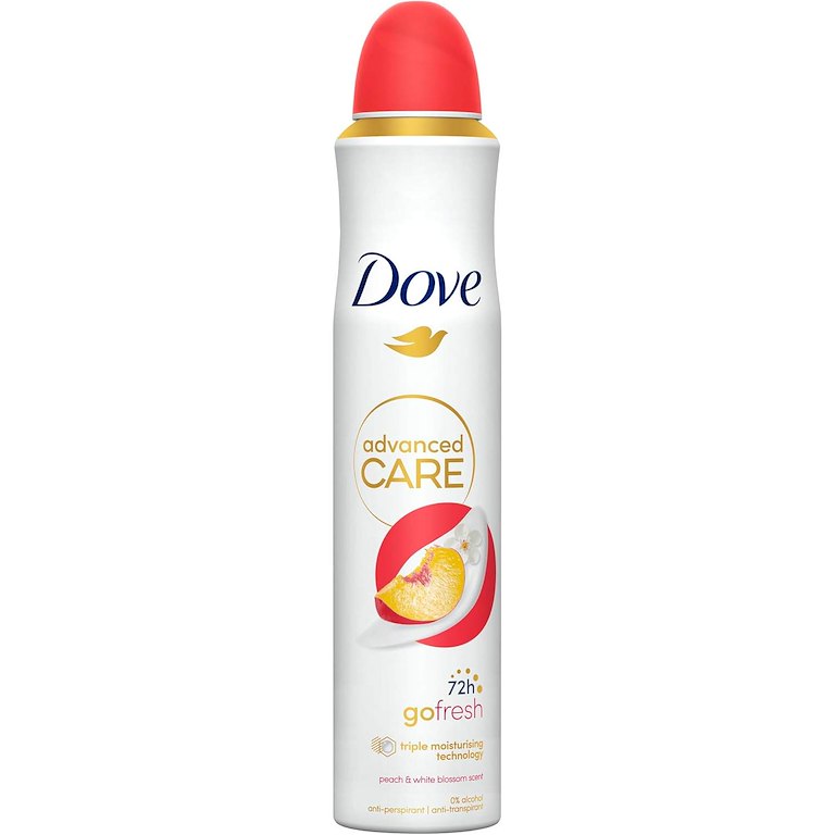 Dove deo spray peach&white 150ml dove