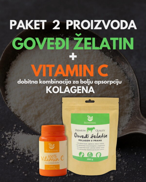 Paket Govedji želatin + Vitamin C