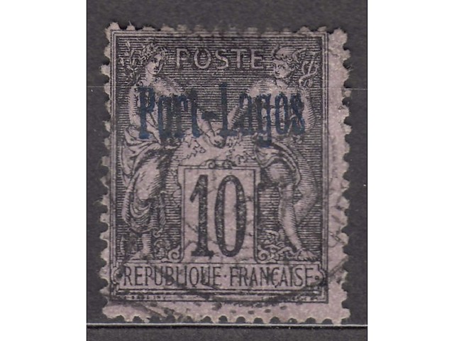 Francuske kolonije Port Lagos 1893