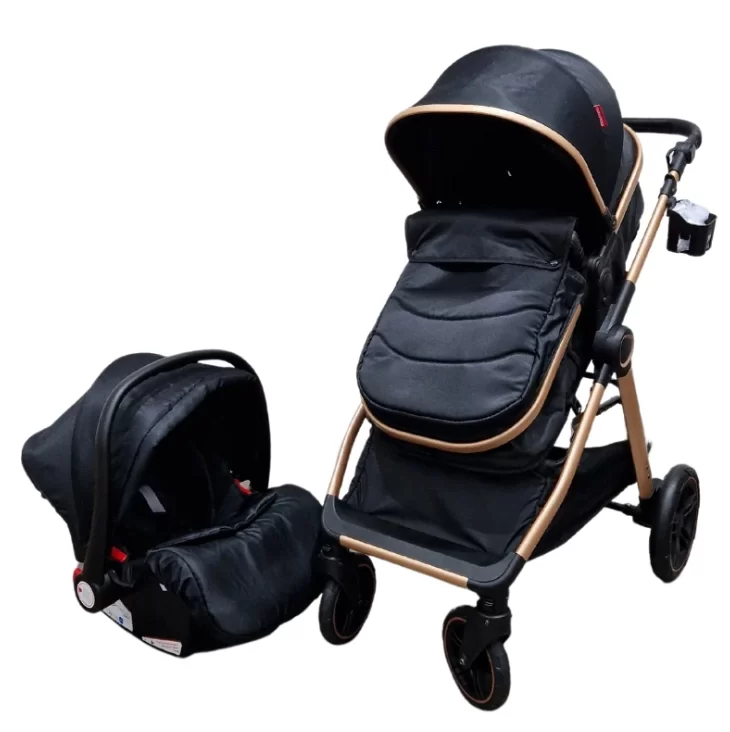 NouNou X1 kolica za bebe 2u1 Black, 0m+ (NN0022)