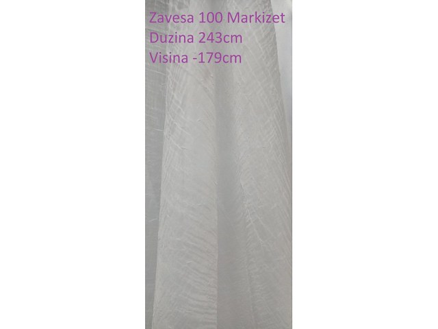 Zavesa 100 Duzina - 243cm Visina -179cm