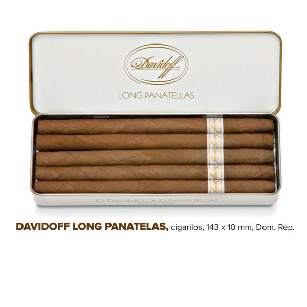 DAVIDOFF Long Panatelas Cigarilosi 10/1