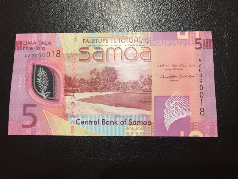 SAMOA 5 TALA. UNC.POLYMER.